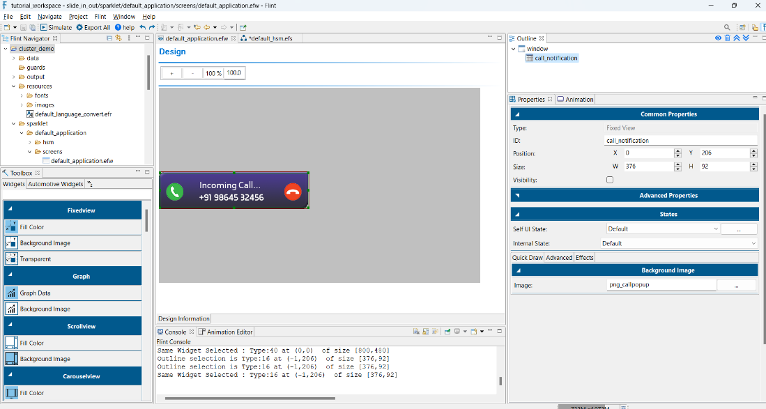 Creating Animations — Flint documentation
